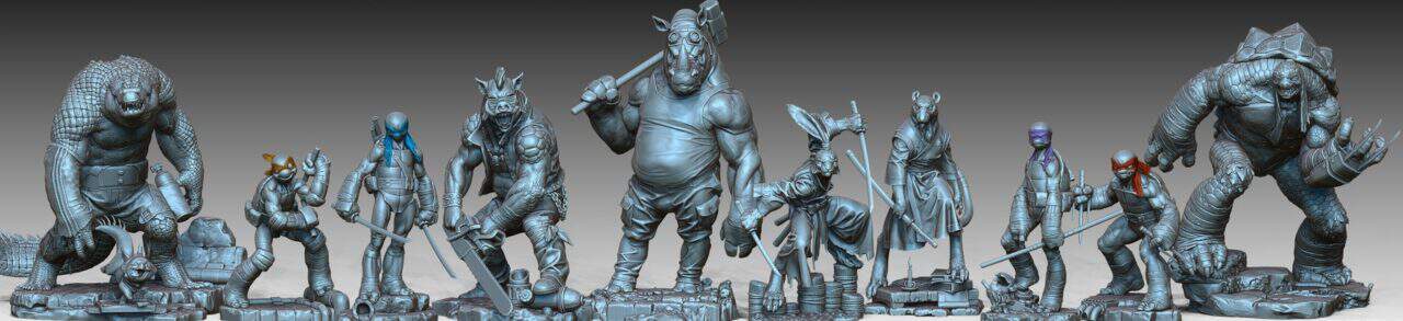 Superhero Statues Paintable Figurines | Multiverse Comic Box | Comic ...